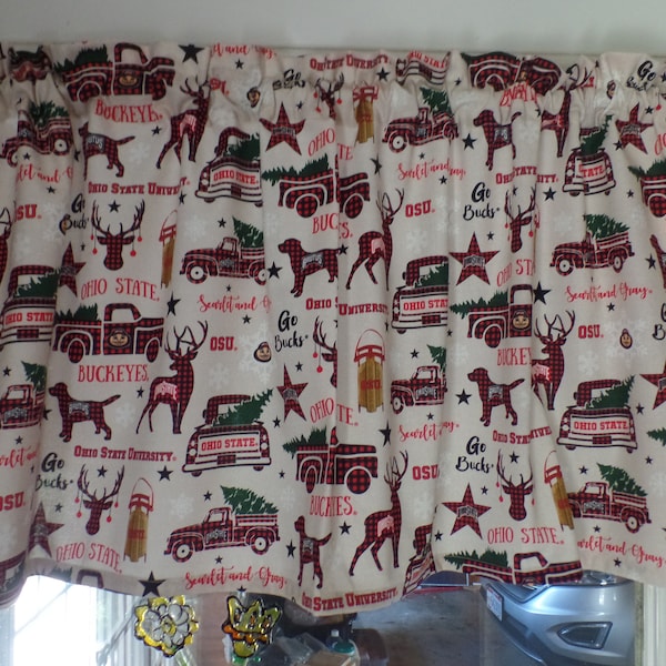Ohio State Bedroom Curtains - Etsy