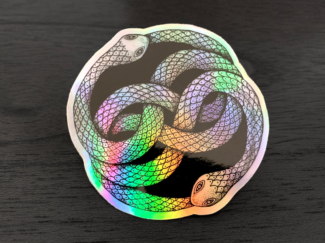 Auryn Holographic Vinyl Sticker, Pen and Ink Illustration, the ...