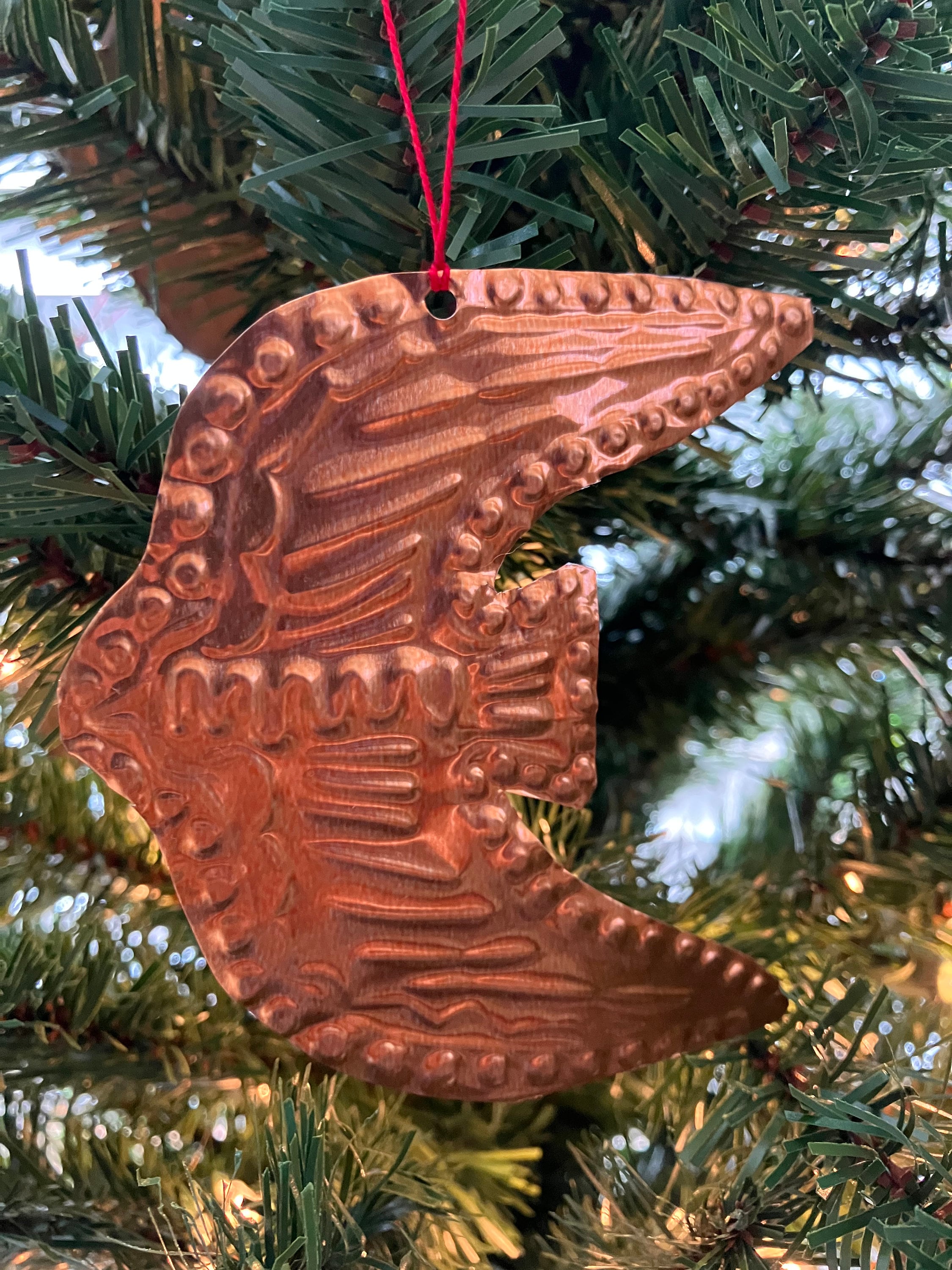 Copper Aluminum Hand Embossed Ornaments or Wall Hang - Etsy