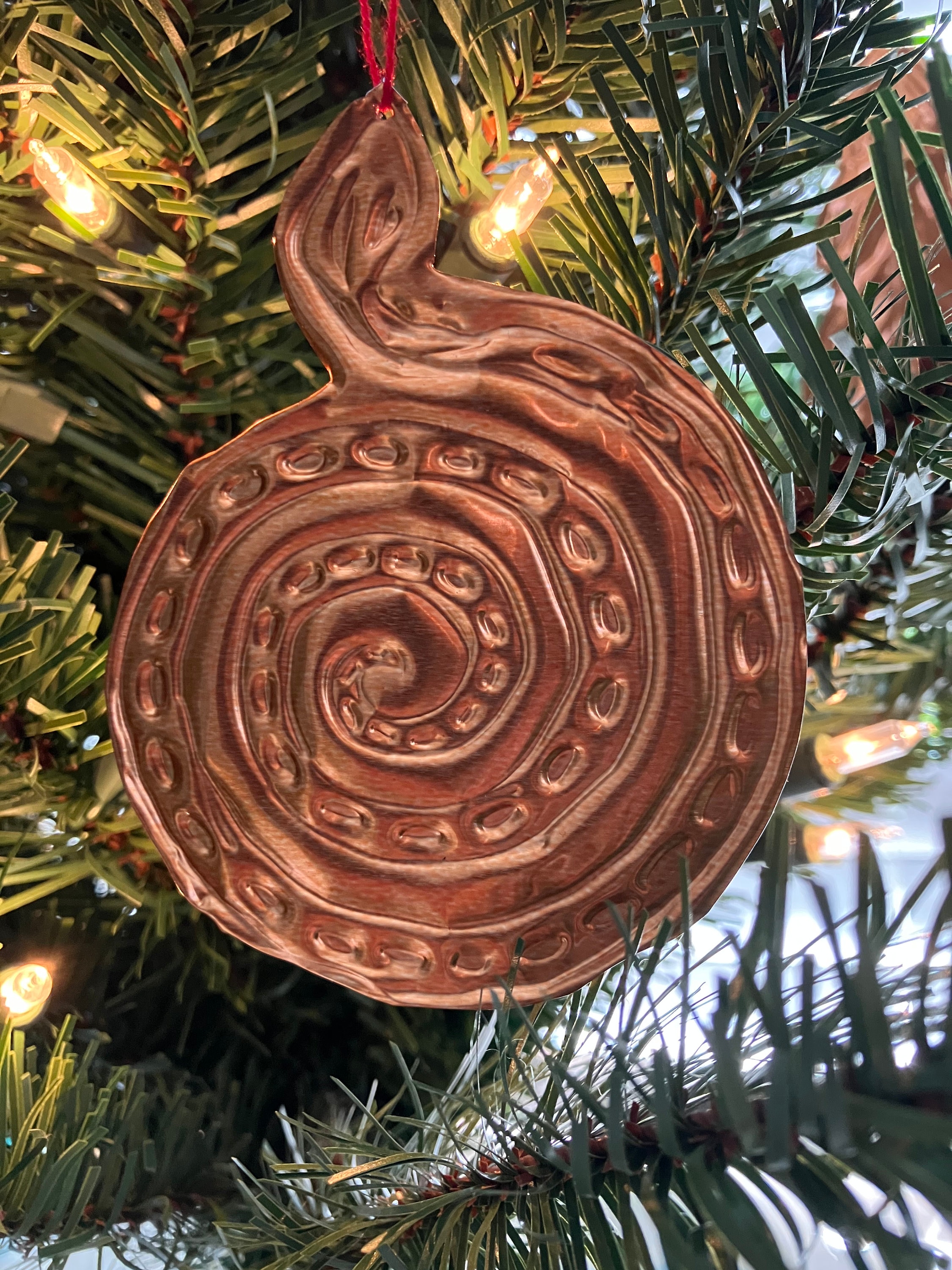 Copper Aluminum Hand Embossed Ornaments or Wall Hang - Etsy