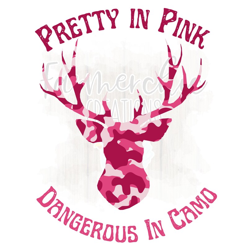 Pink Deer - Etsy