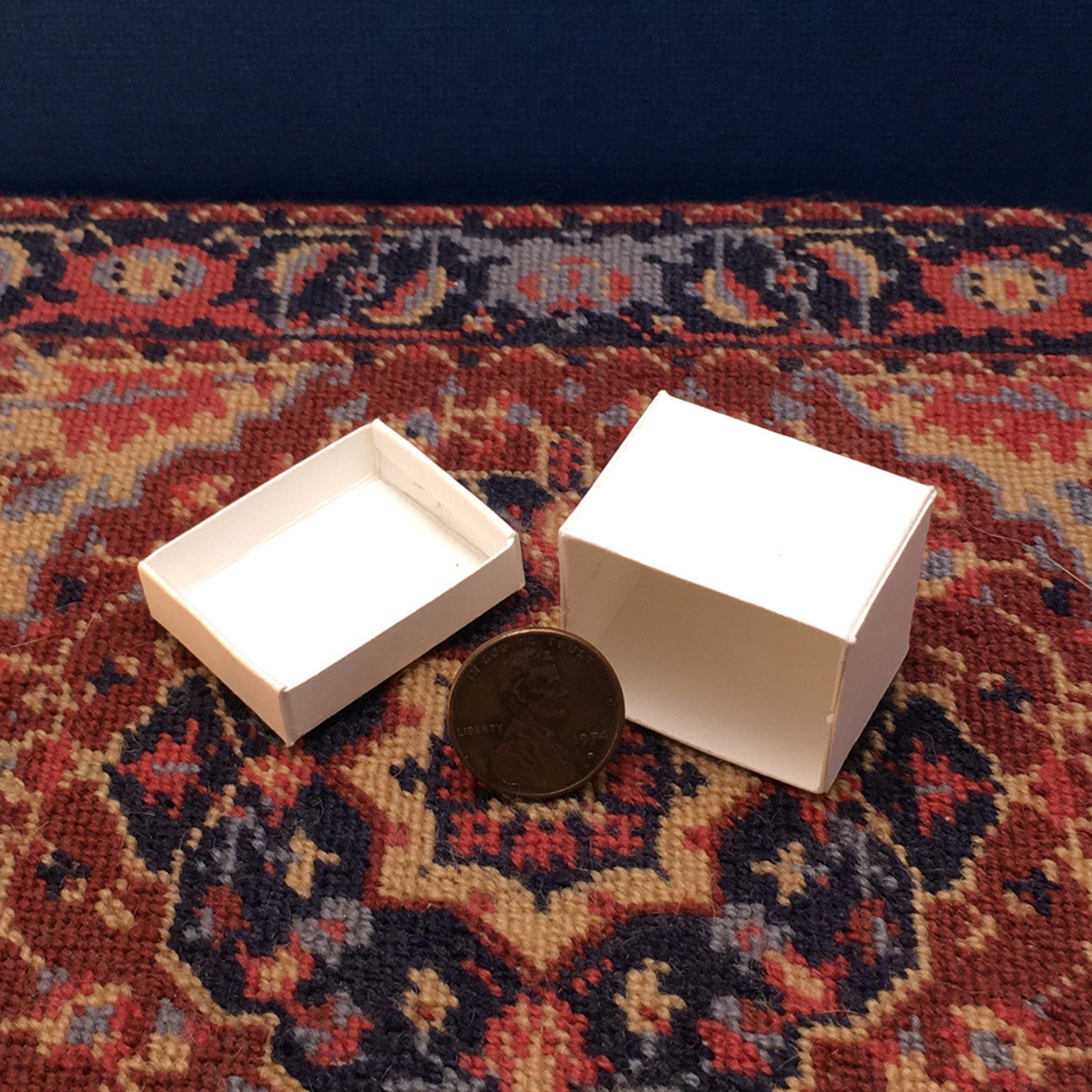 Kit of Eight Miniature Cardboard Storage Banker Boxes in 1:12 Scale - Etsy