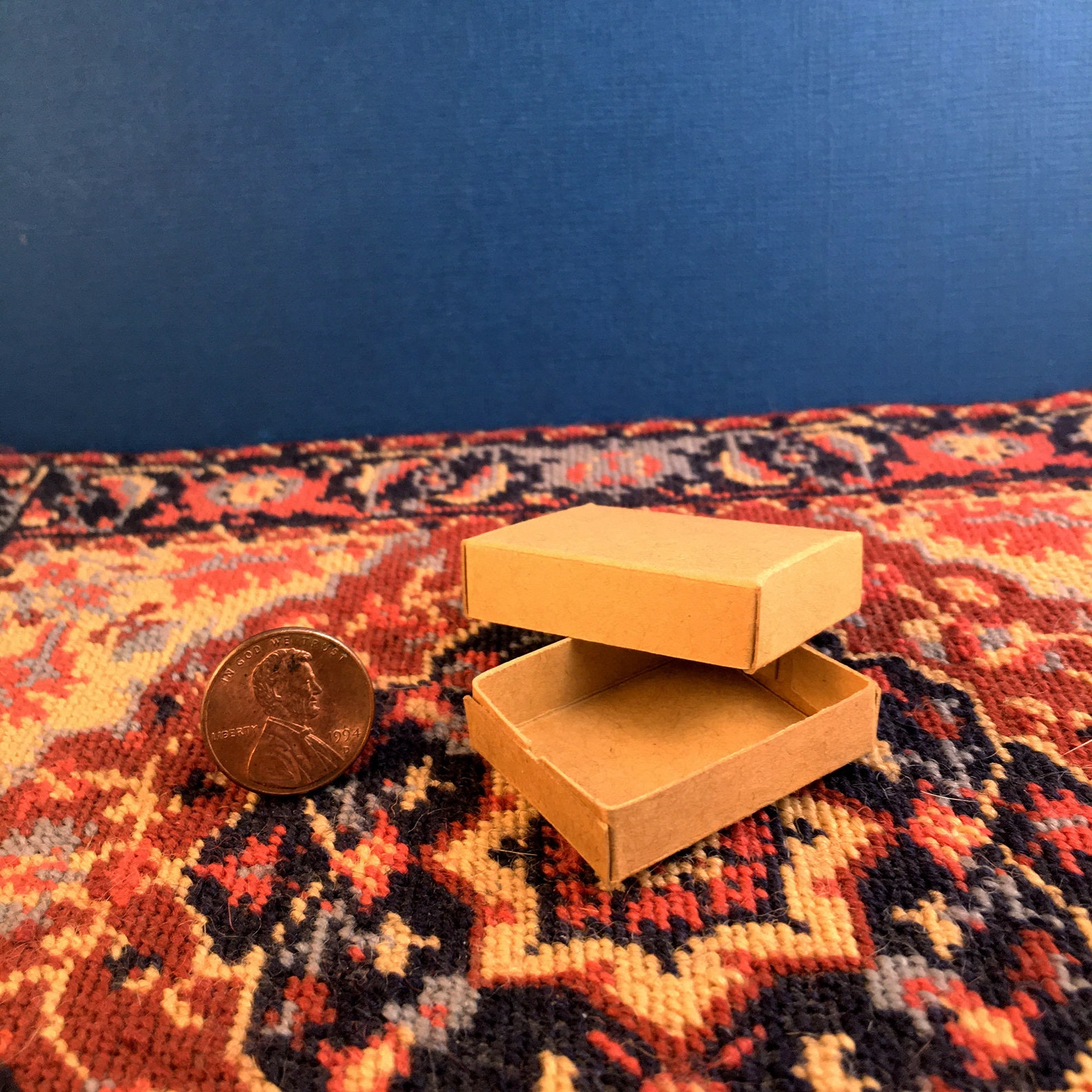 Kit of 8 Miniature Flat Storage Boxes in 1:12 Scale - Etsy