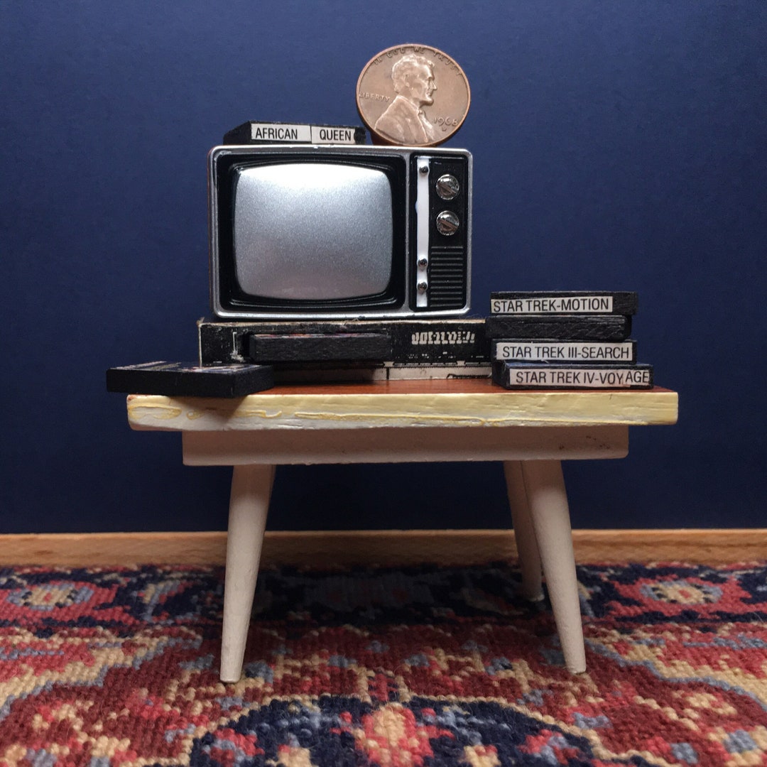 Miniature Set of 5 VHS Tapes in 1:12 Scale - Etsy
