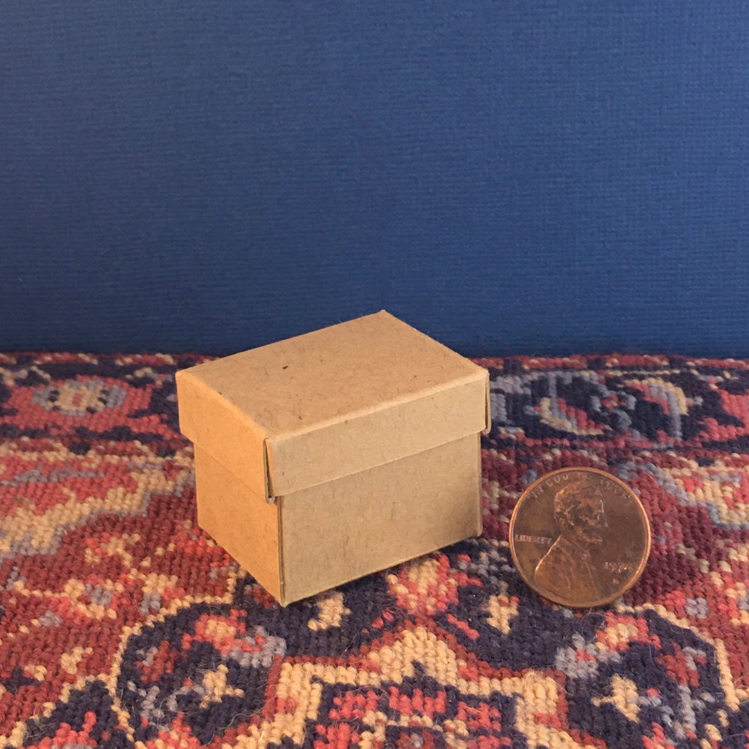 Kit of Eight Miniature Cardboard Storage Banker Boxes in 1:12 Scale - Etsy