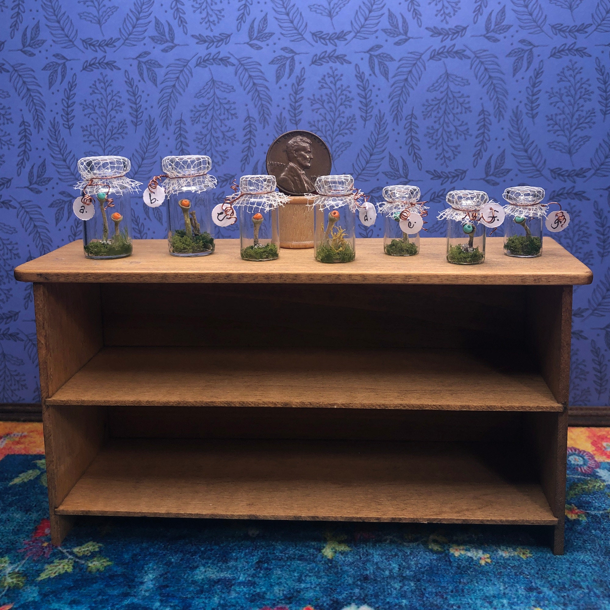 One Miniature Glass Specimen Jar of Eyestalk Plants in 1:12 Scale - Etsy
