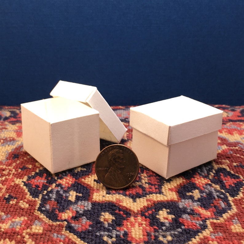 Kit of Eight Miniature Cardboard Storage Banker Boxes in 1:12 Scale - Etsy