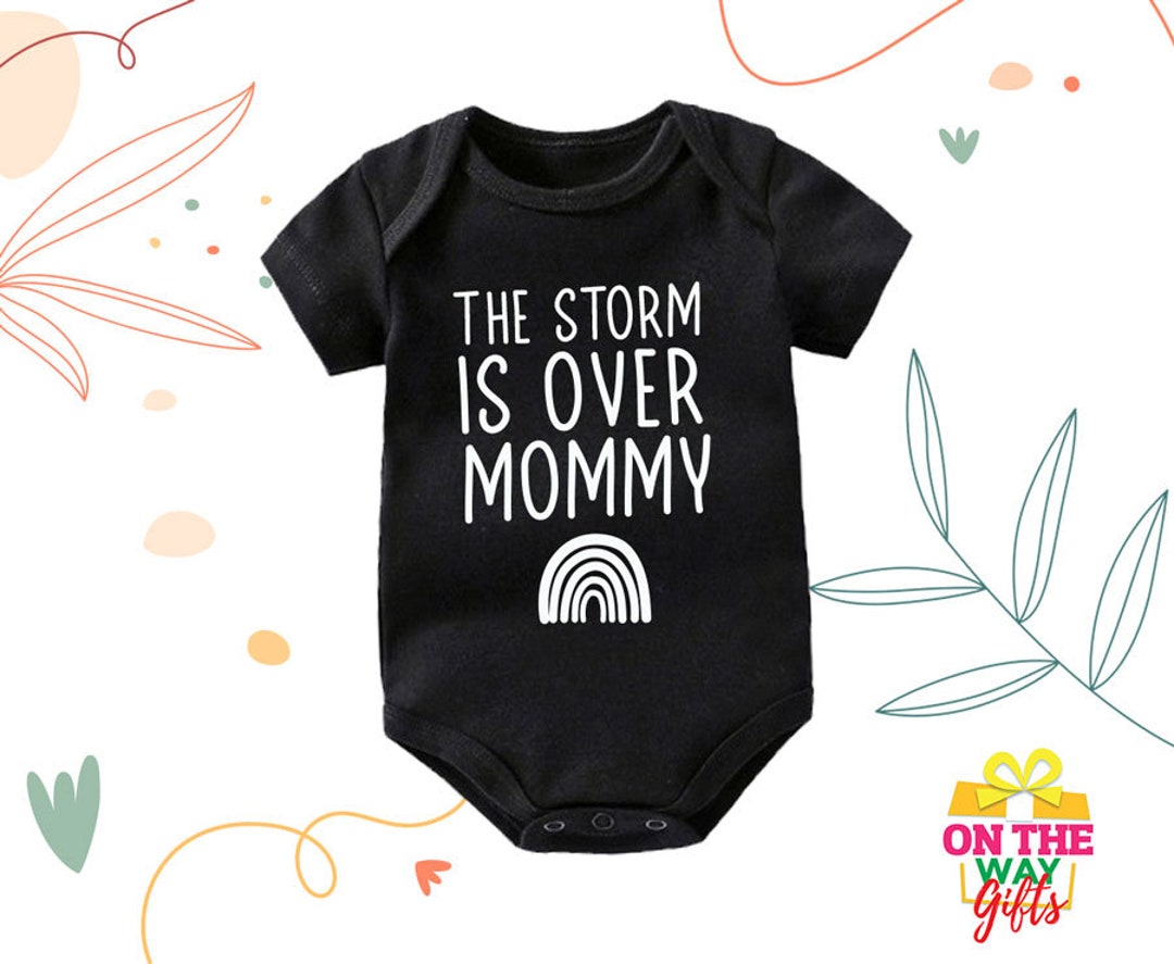 The Storm is Over Mommy Onesie® IVF Baby Outfit IVF Baby - Etsy