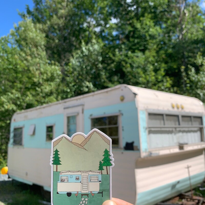 Covered Wagon Decal - Etsy