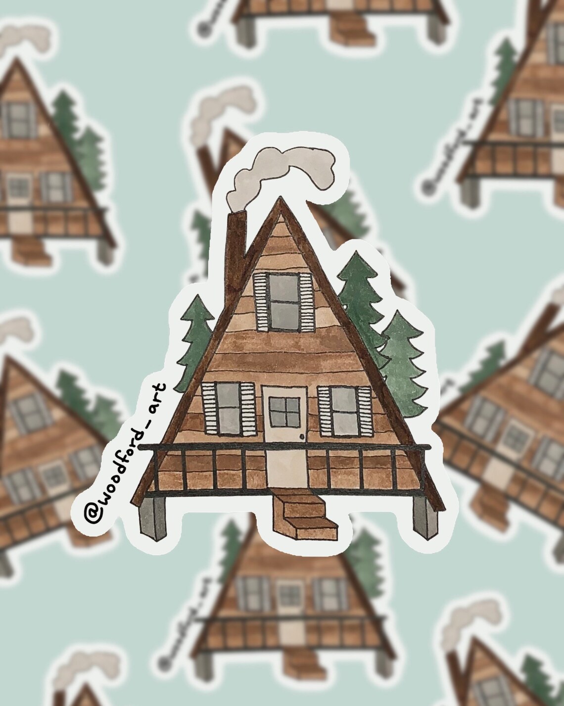 A-frame Sticker - Etsy