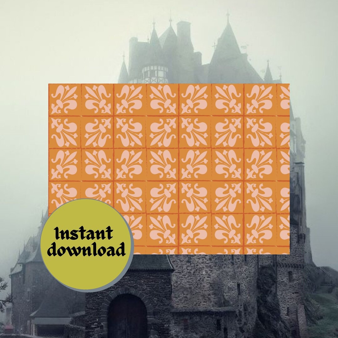 Medieval Wrapping Paper Historical Print Medieval Print Medieval Art ...