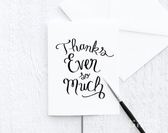 Thank Ever so Much - Etsy