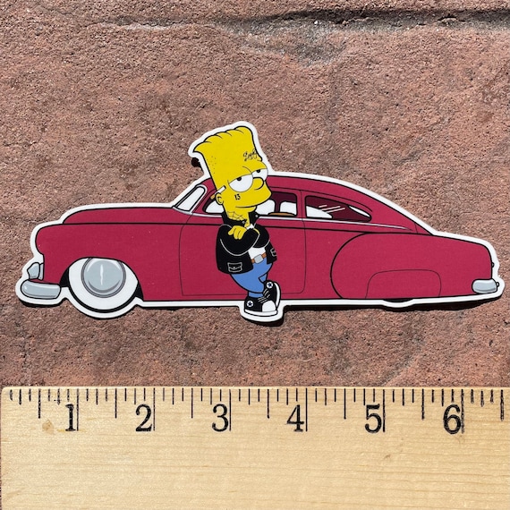 Bad Boy Bart Vinyl Sticker - Etsy