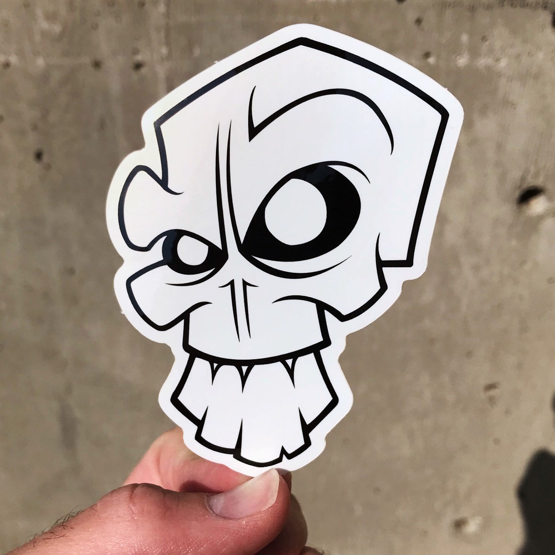 Skull Sticker - Etsy