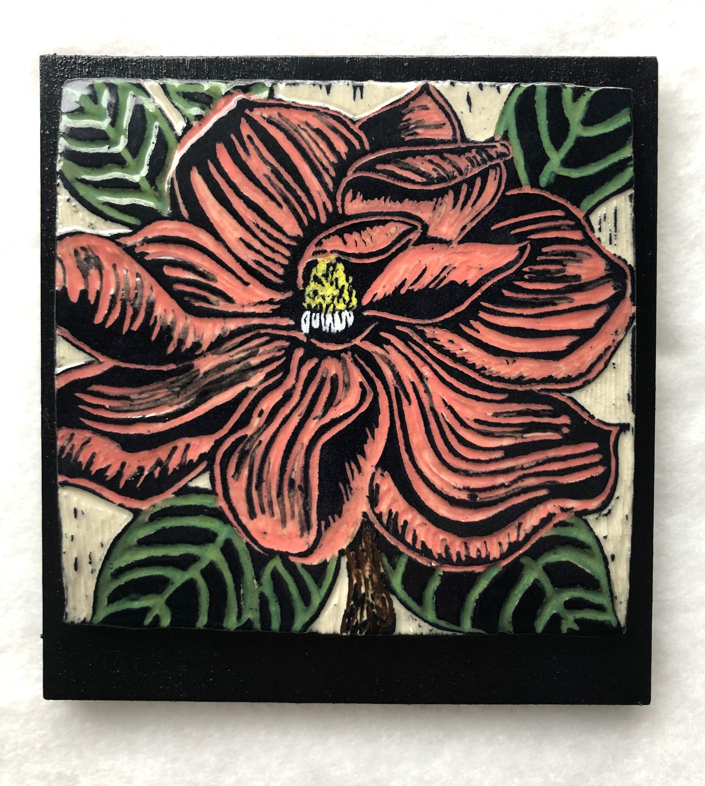 Botanical Flower Ceramic Tiles, Individual or Group Purchase, Beautiful ...