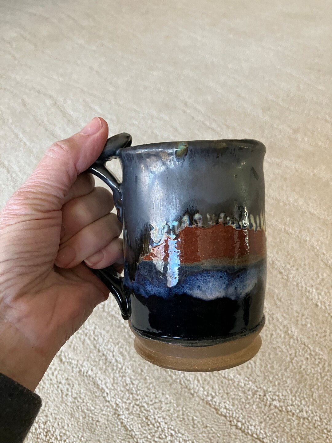 Left and Right Handed Mustache Coffee Mugs, Great Gift for Him ...