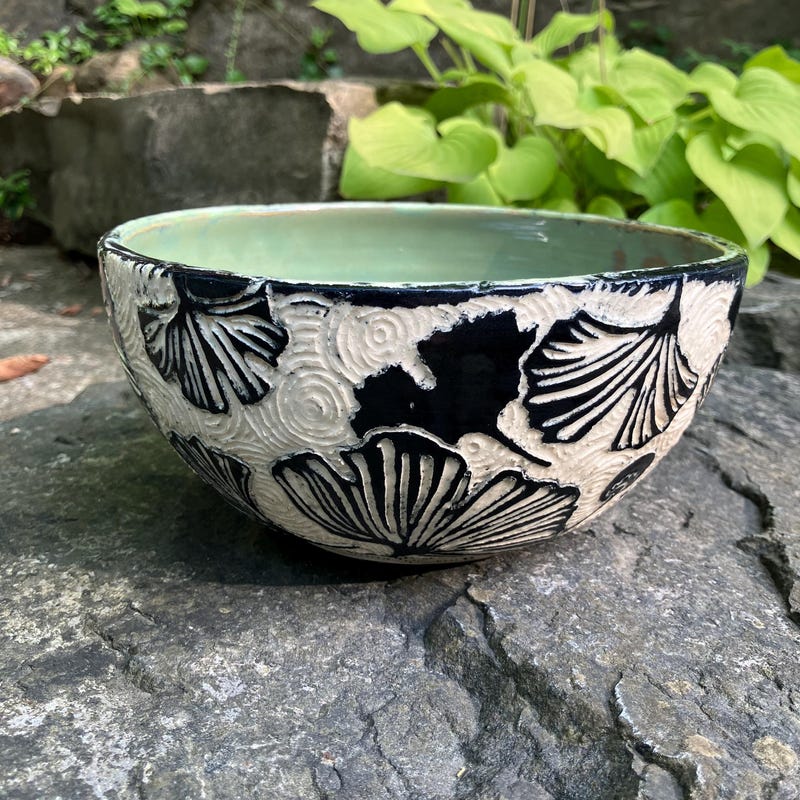 Sgraffito Bowl - Etsy