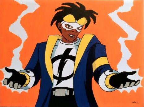 Static Shock Painting - Etsy