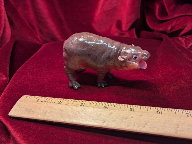 Moo Deng, Baby Hippo, Lifelike Figurine - Etsy