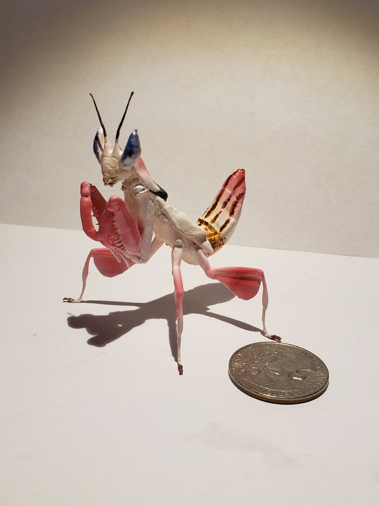 Realistic Orchid Mantis 3D Printed Figurine - Etsy