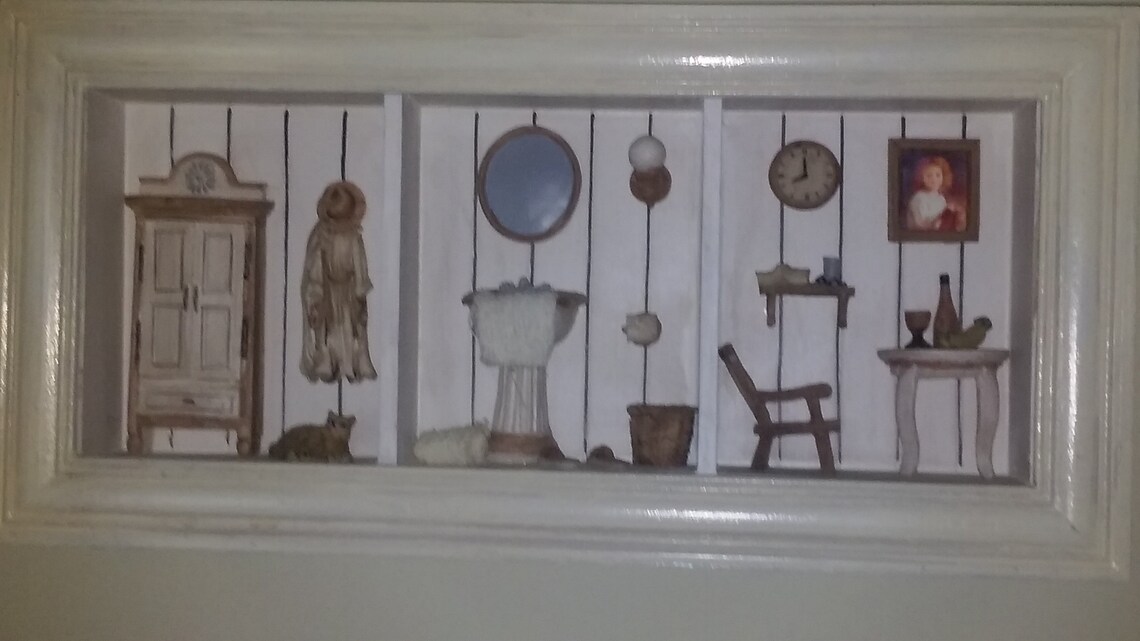 Curio Box With Miniature Items - Etsy