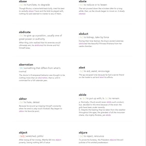 1,000 High School SAT Vocabulary Words: Worksheets and Flashcards - Etsy