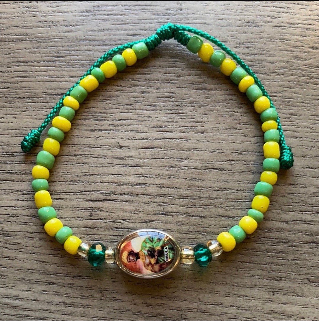 Orula Orisha Beaded Bracelet - Etsy
