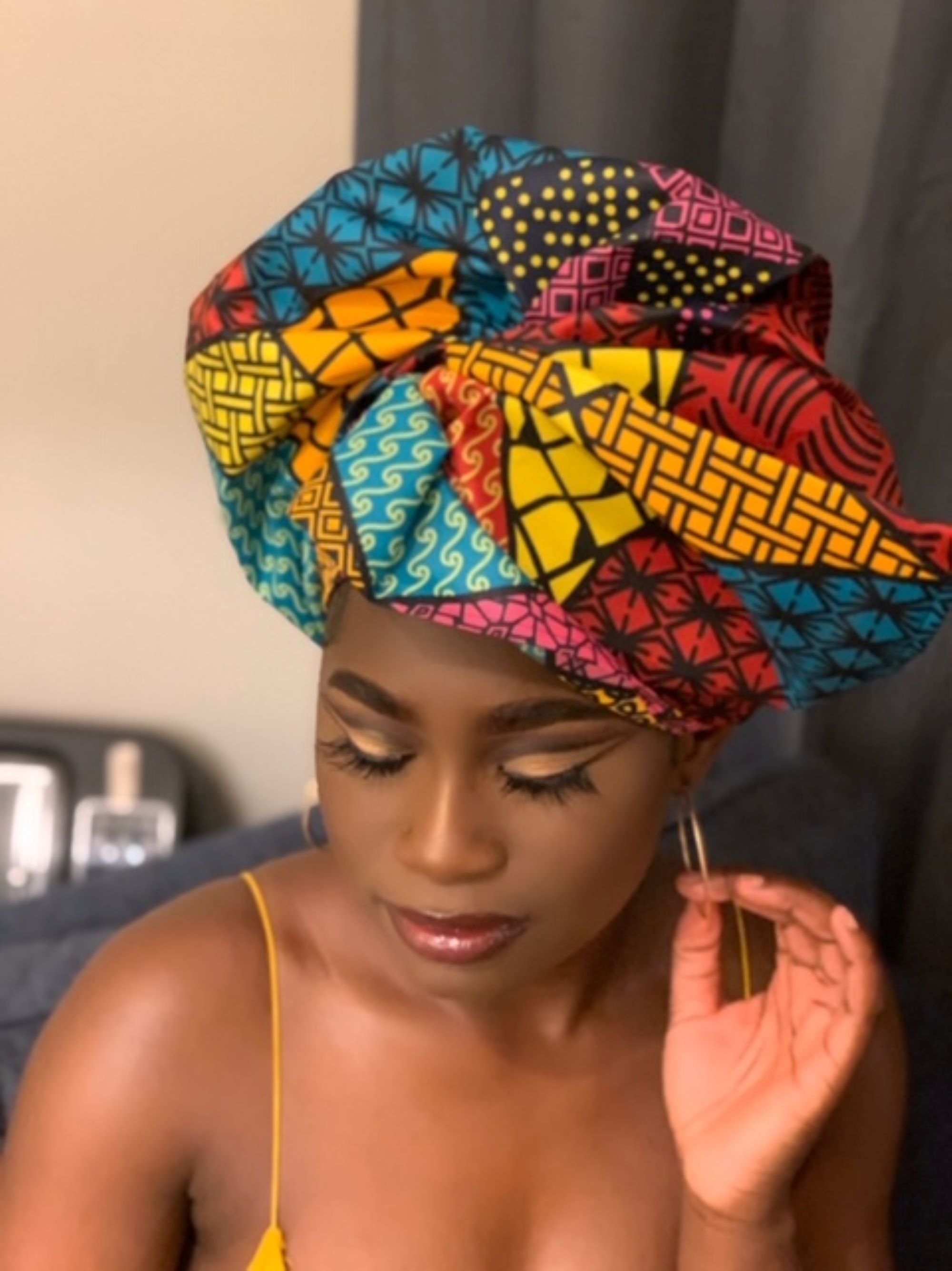 African Print Headwrap Ankara Headwraps African Print Head Etsy