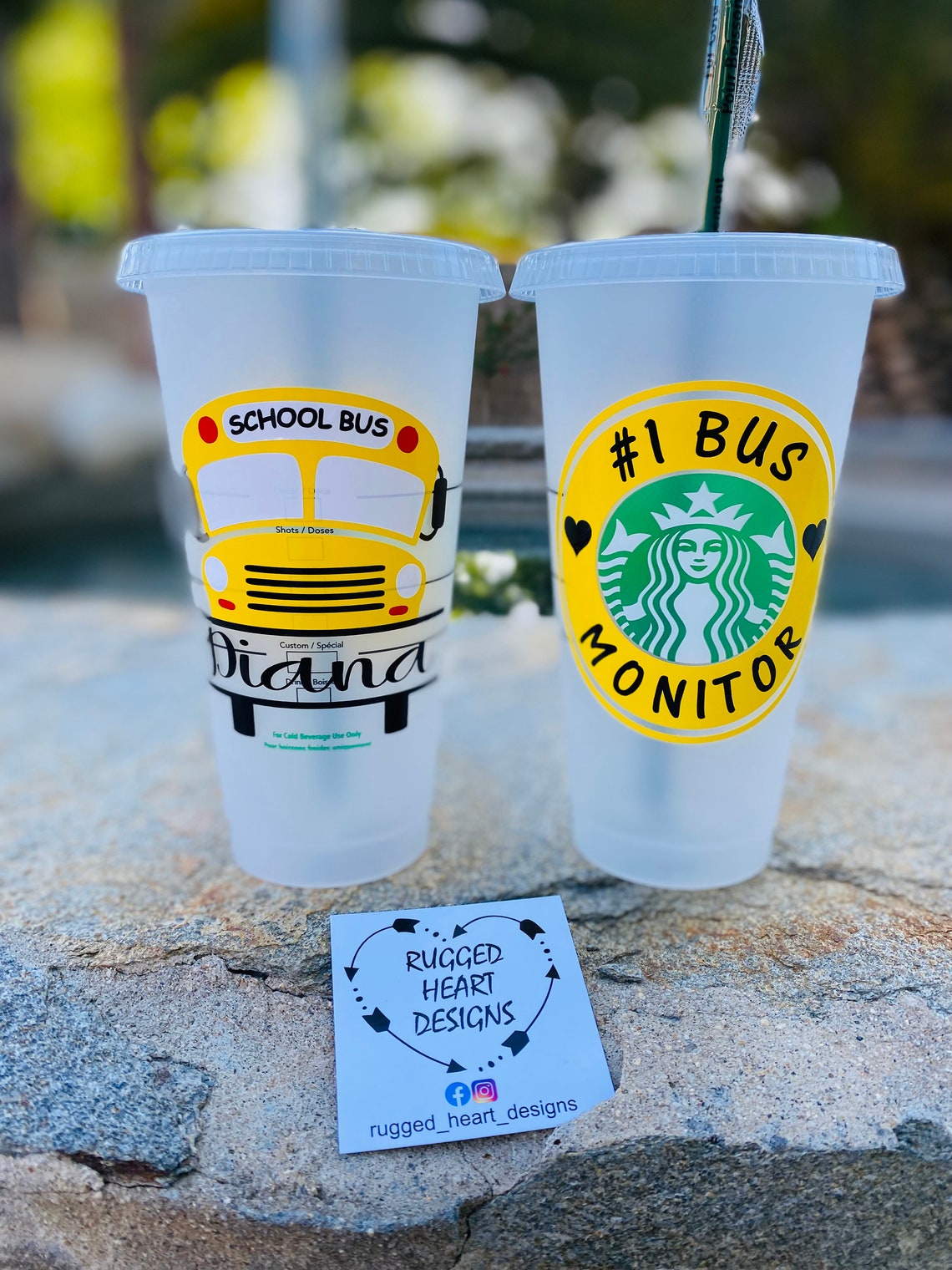 Bus Driver Cup, Starbucks Cup, Bus Monitor Cup, Perfect Gift to Show ...