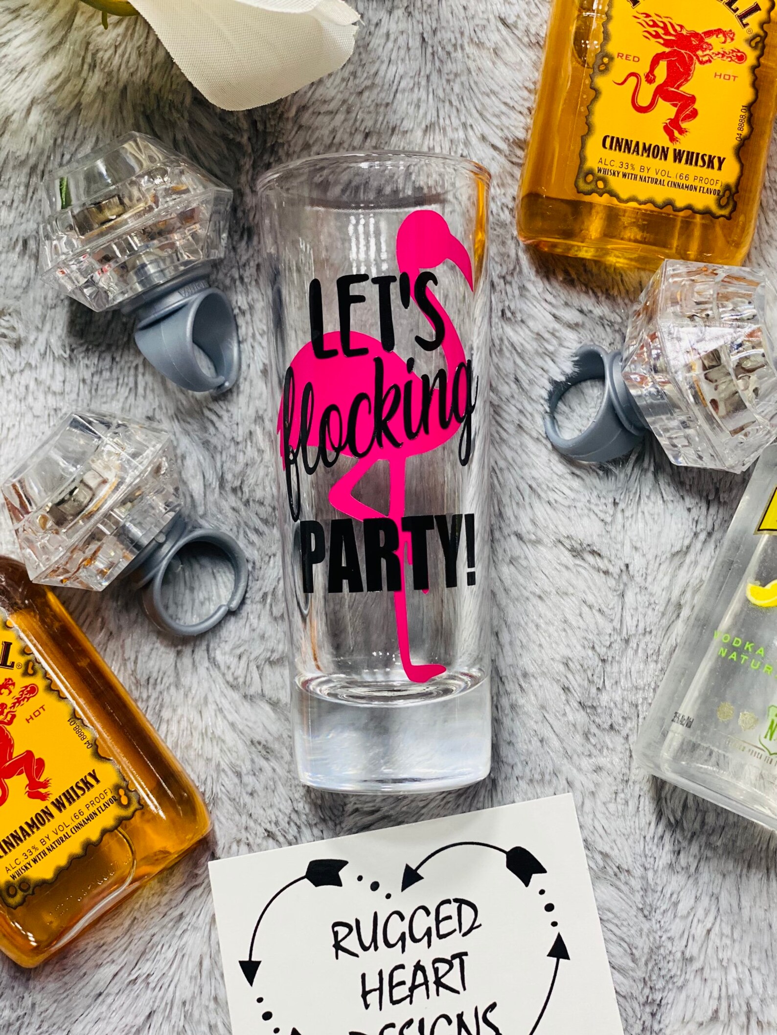 Let's Flocking Party Shot Glass Bachelorette Party - Etsy