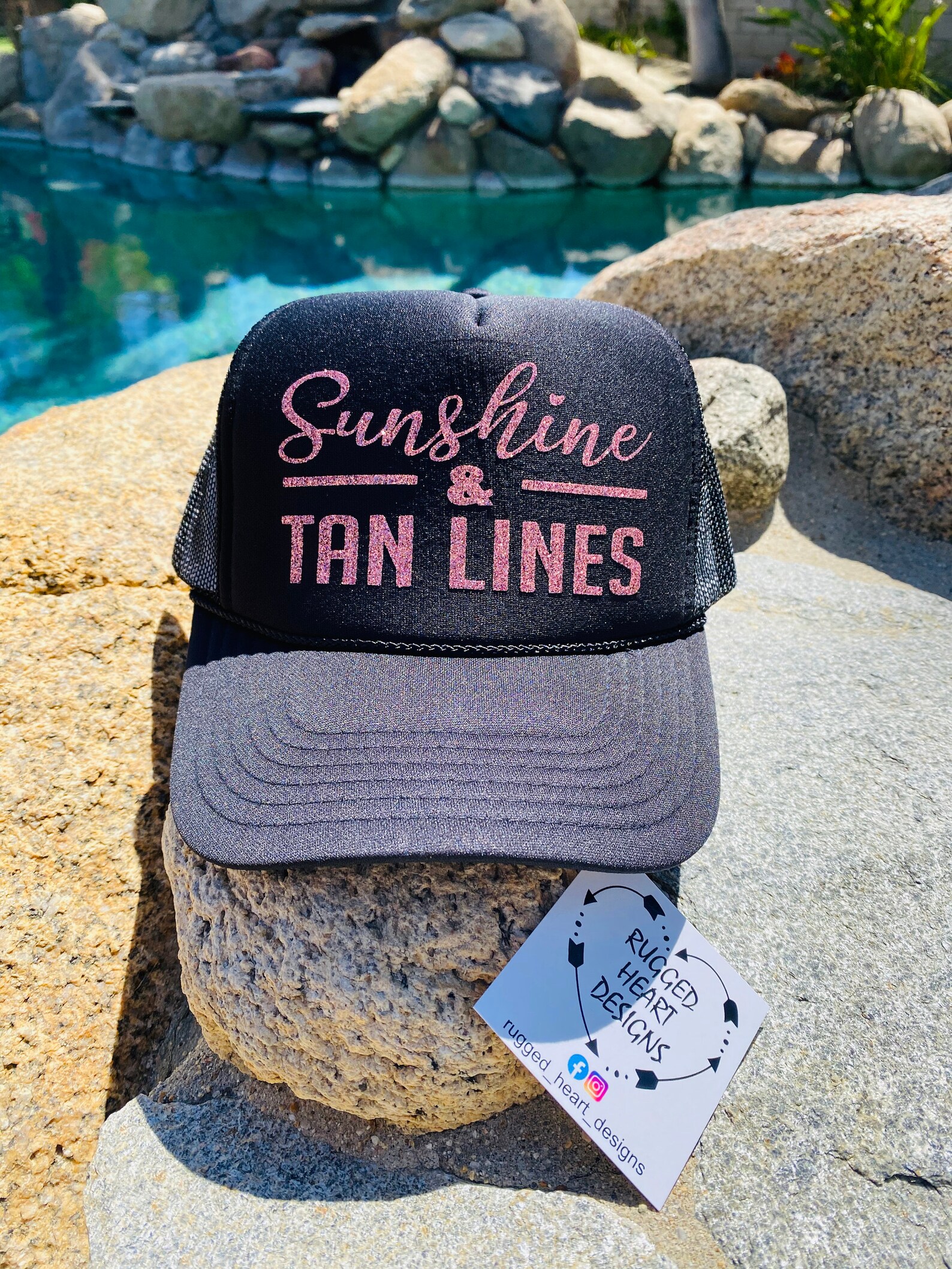 Sunshine and Tan Lines Trucker Hat Lake Hat River Hat Girls | Etsy