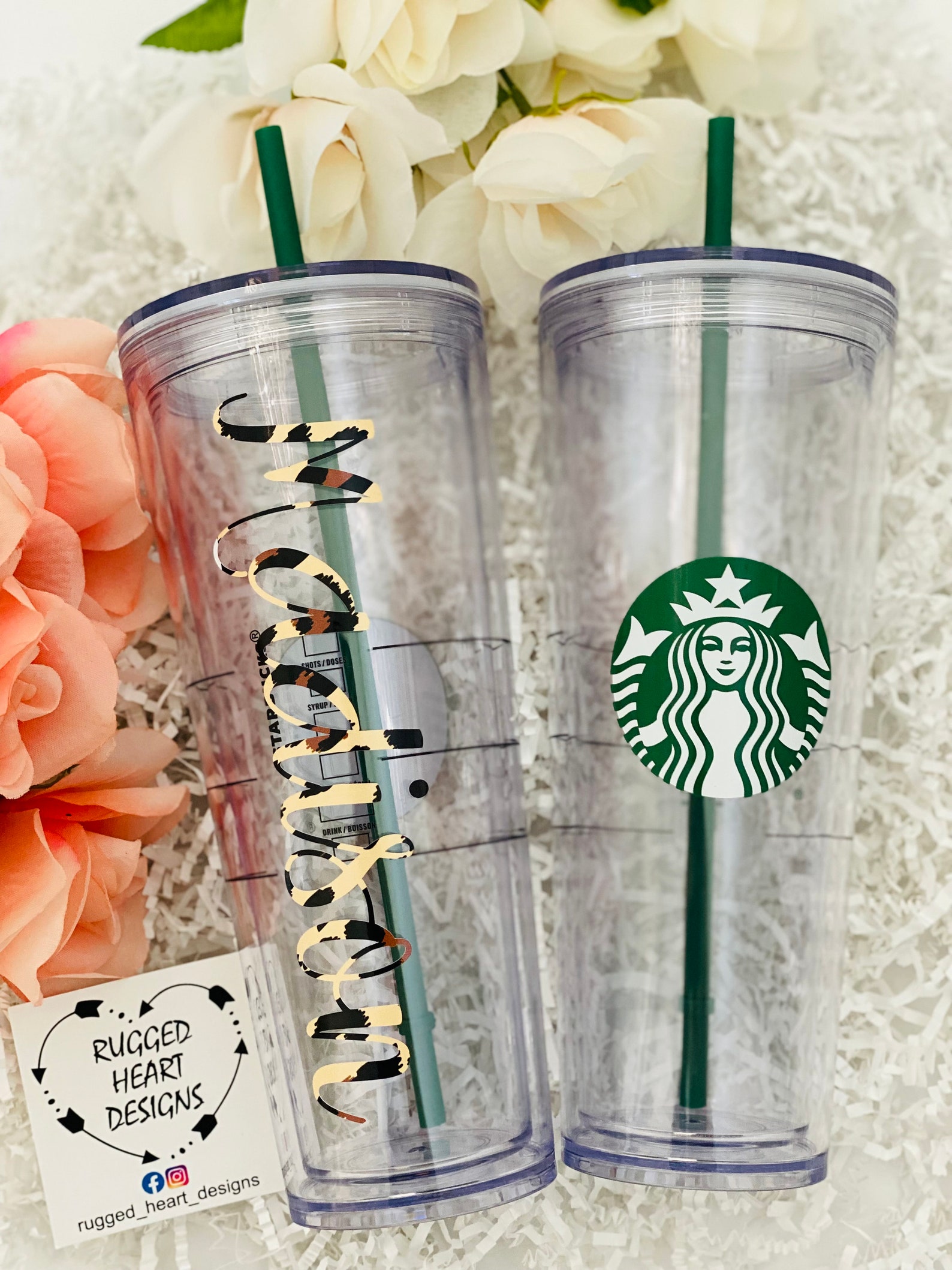 Starbucks Acrylic Tumbler Custom Starbucks Tumbler 24oz or - Etsy
