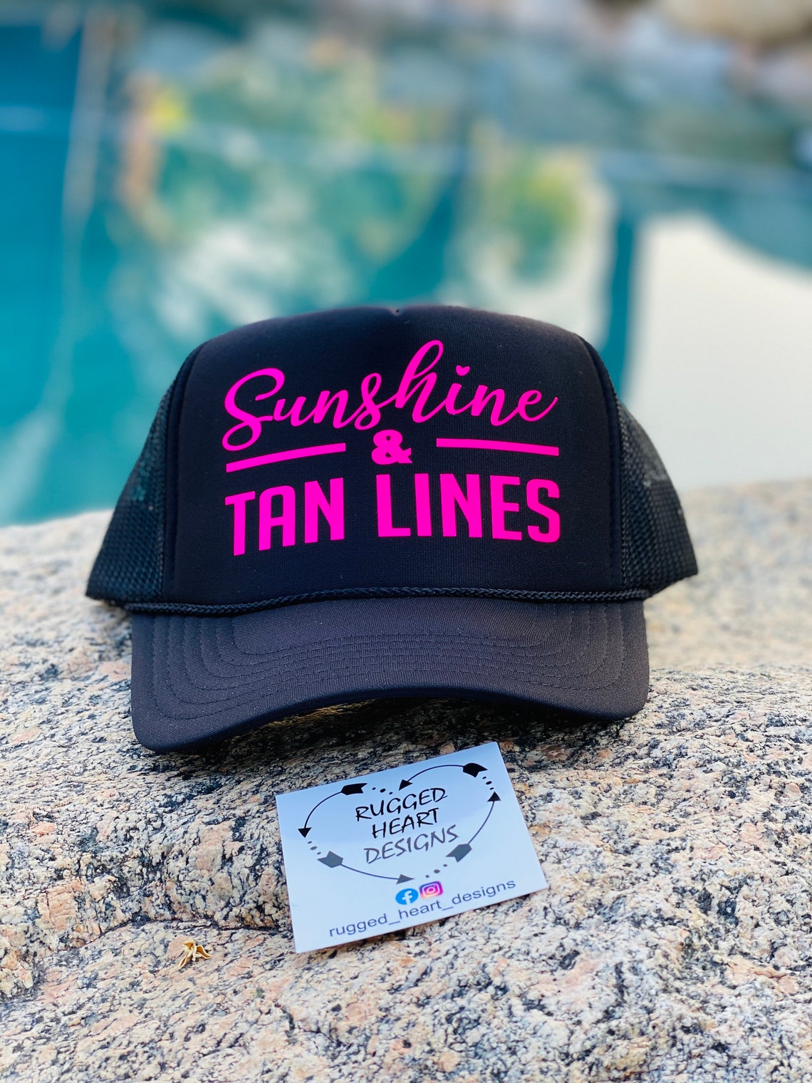 Sunshine and Tan Lines Trucker Hat Lake Hat River Hat Girls | Etsy