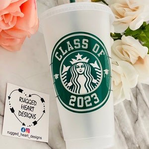 Graduation Starbucks Cup, Graduation Party Cup, Class Of, High School ...