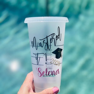 Master's in Social Work, Master's Degree, Reusable Starbucks Cold Cup ...