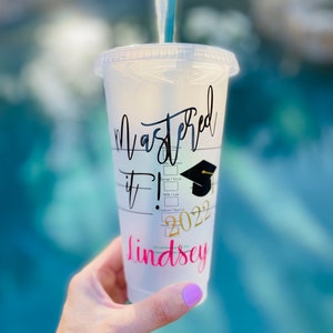 Master's in Social Work, Master's Degree, Reusable Starbucks Cold Cup ...
