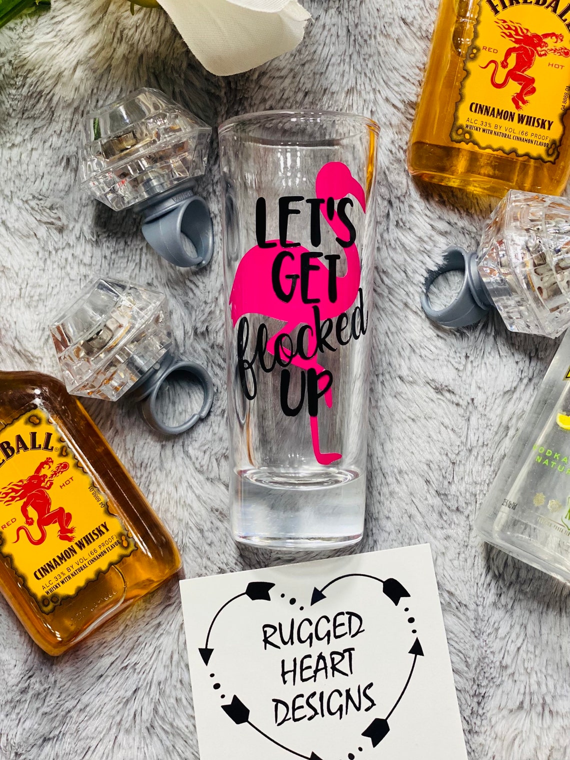 Let's Flocking Party Shot Glass Bachelorette Party - Etsy