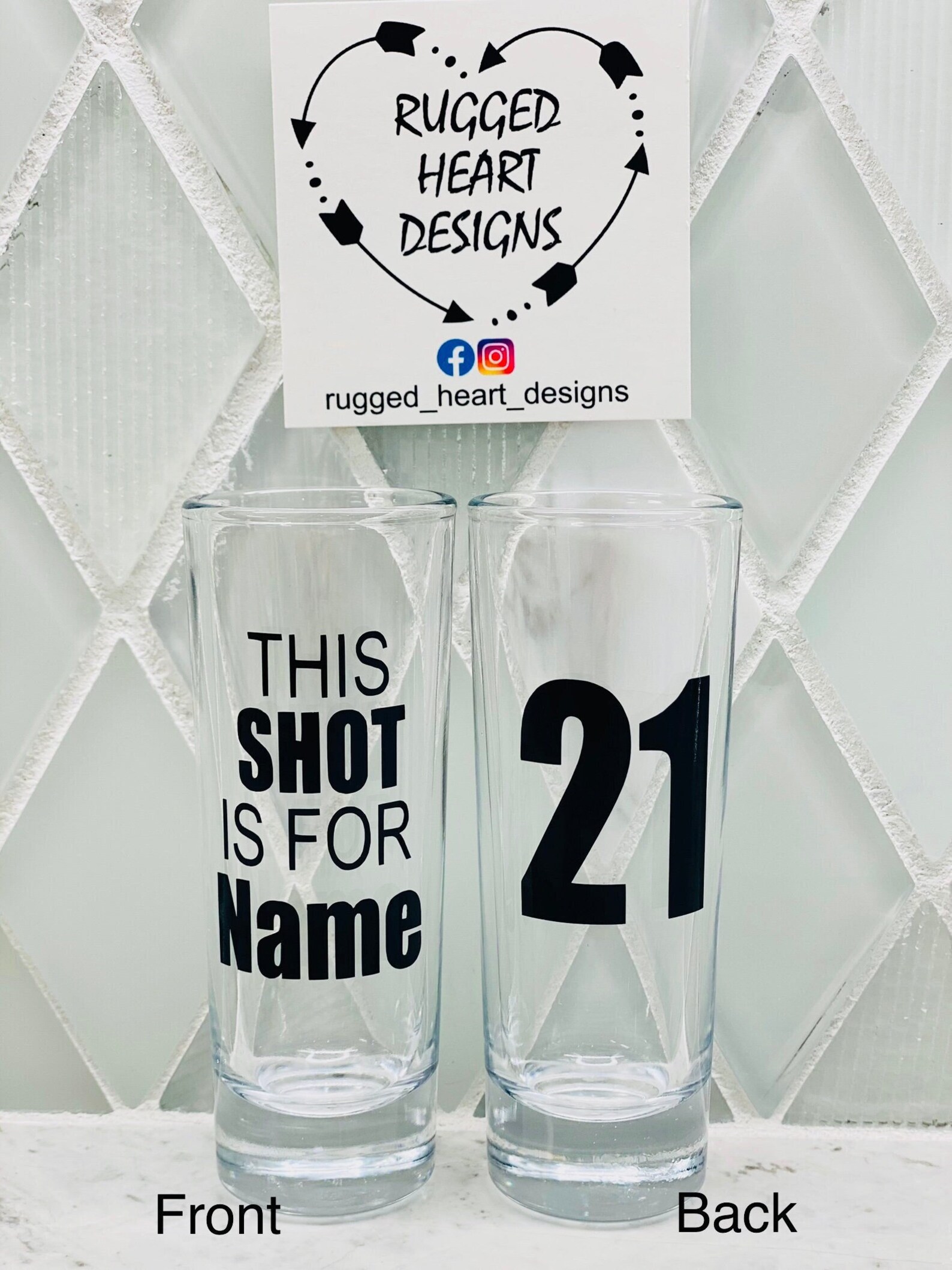 21st Birthday Shot Glass, Custom Shot Glasses, 21st Birthday Shot ...