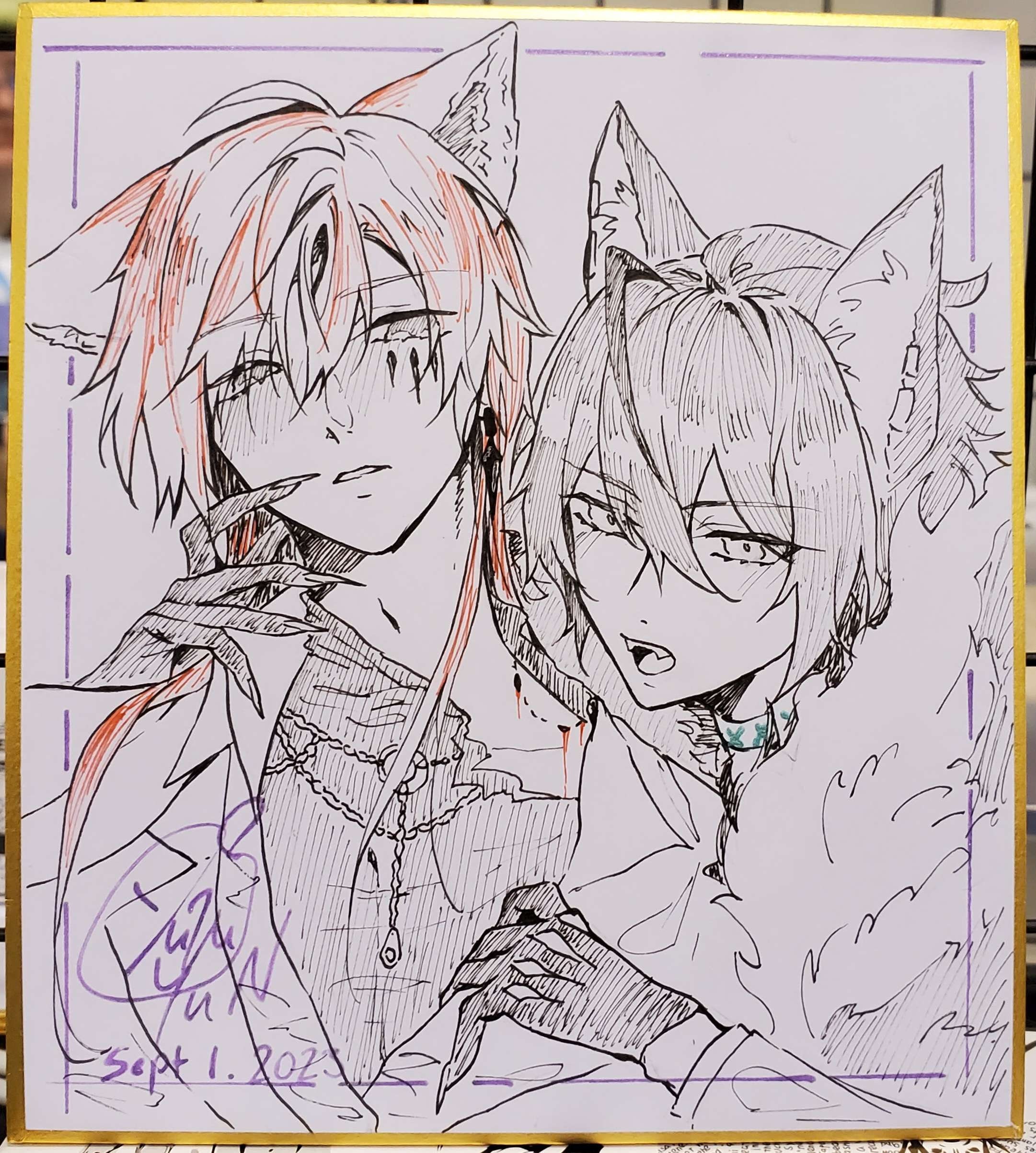 Custom Shikishi Drawing - Etsy Australia