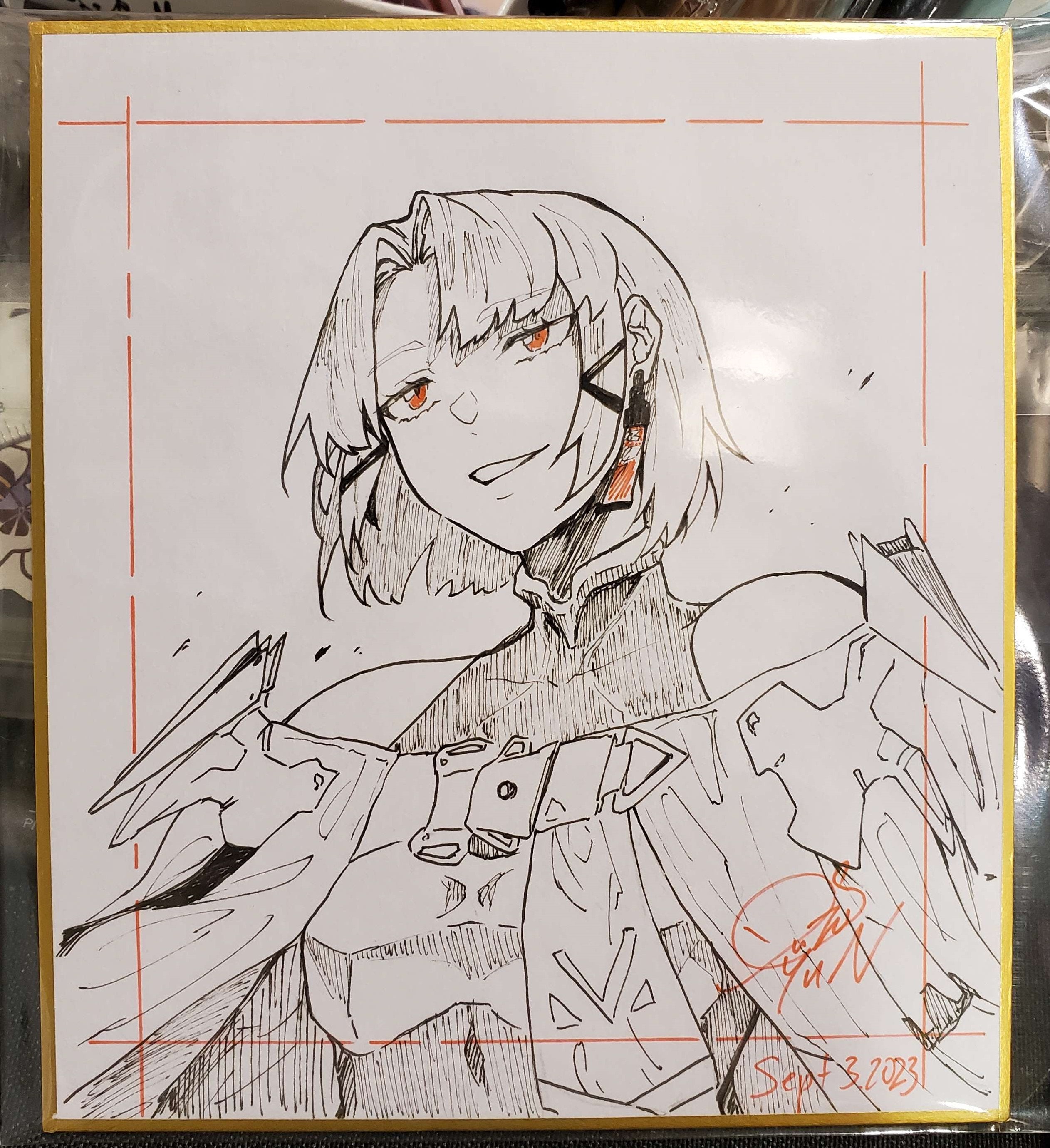 Custom Shikishi Drawing - Etsy Australia