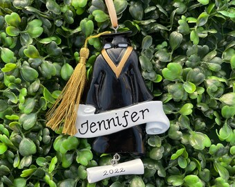 Personalized Graduate Girl Ornament / Diploma Christmas - Etsy