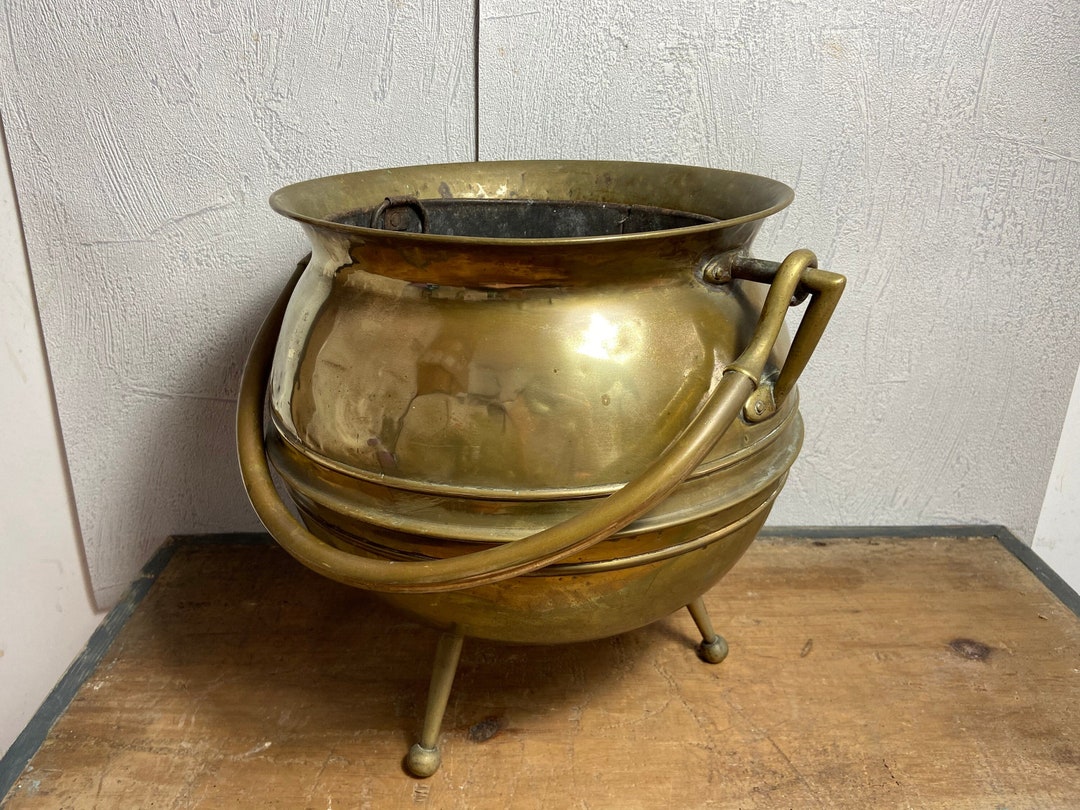 Antique Cauldron Victorian Cauldron Brass Cauldron Cooking - Etsy