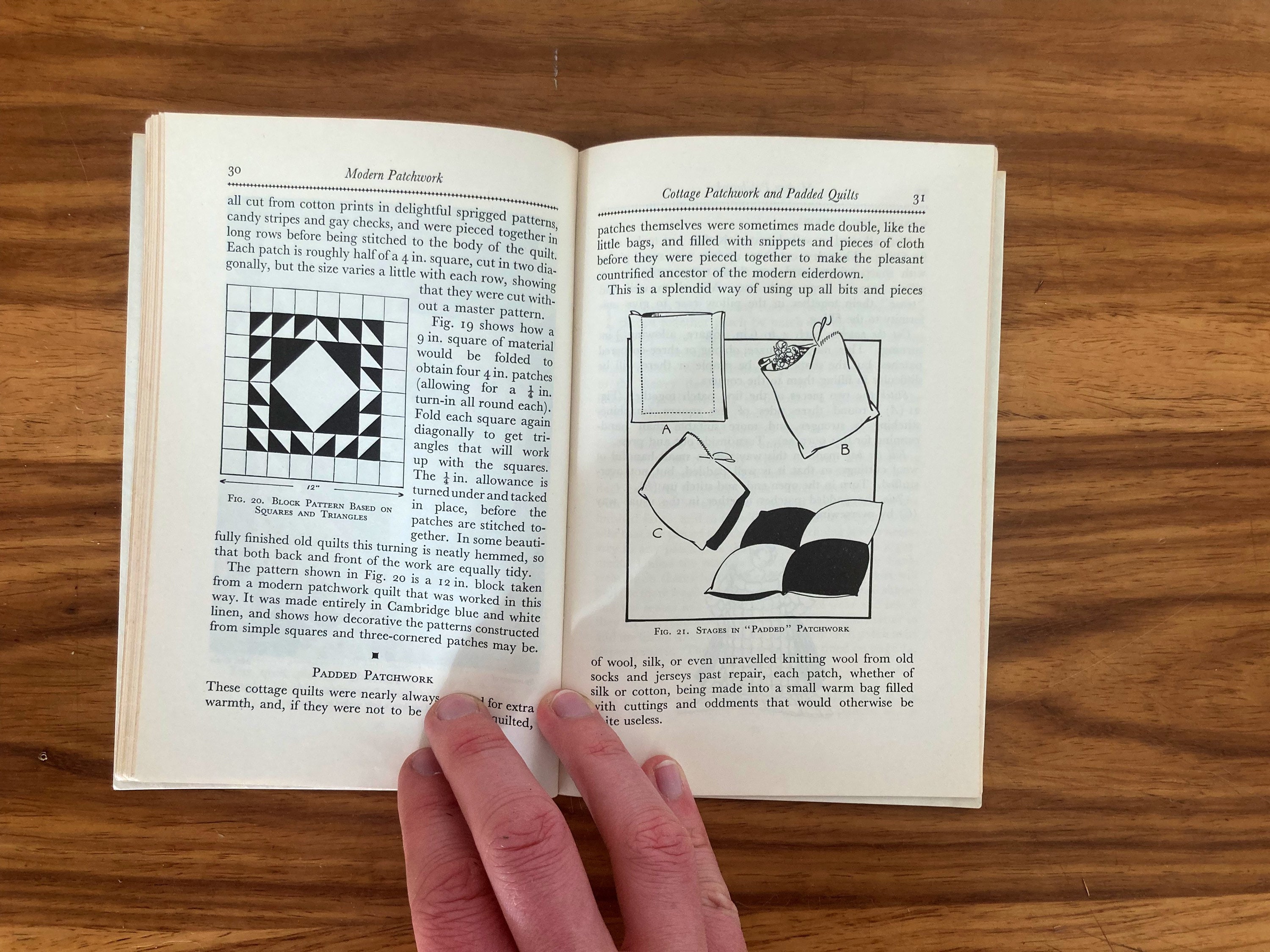 Vintage 1950s Modern Patchwork Guide by Margaret Agutter. 1956 Vintage Patchwork Book Patchwork ...