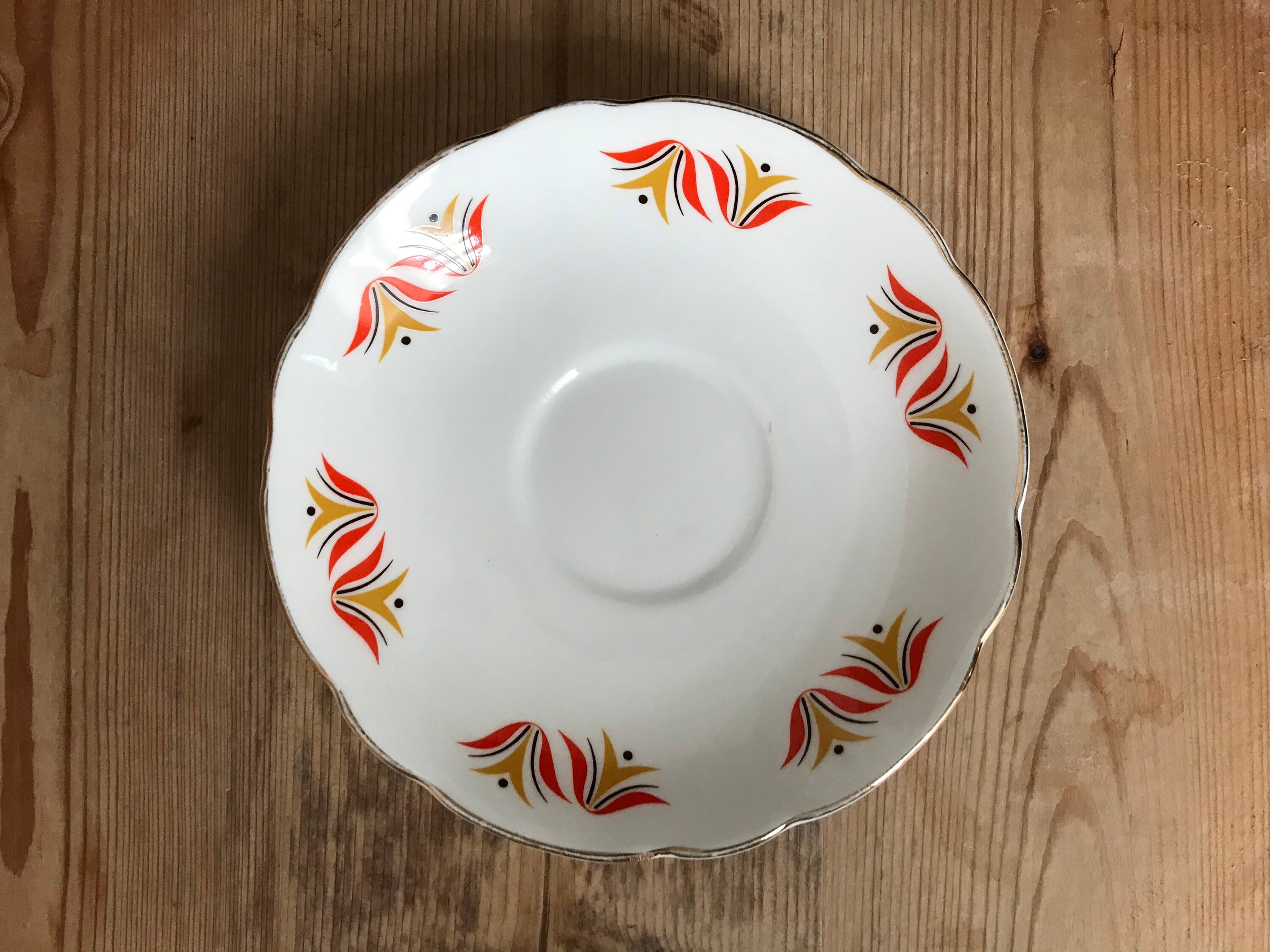 Set of English side plates Retro mid century plates | Etsy