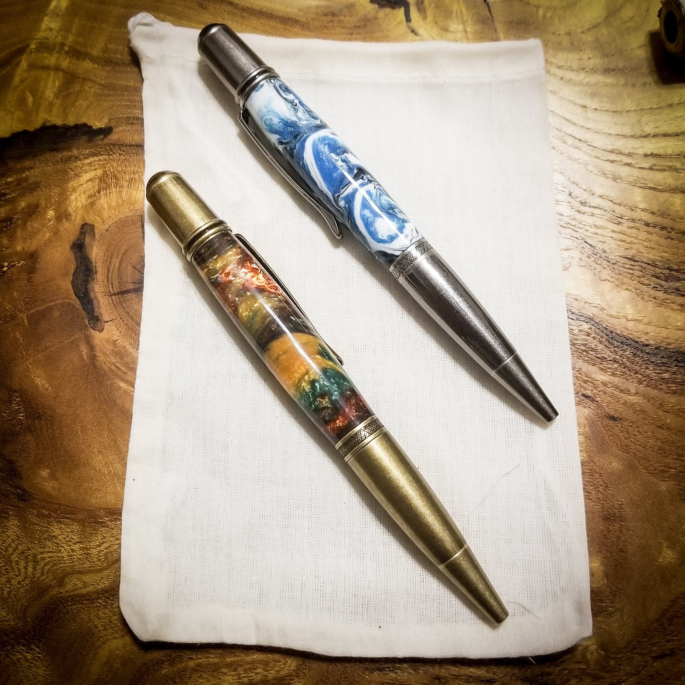 Custom Pen Full Metal Twist Pen Galaxy Resin Twist Pen - Etsy