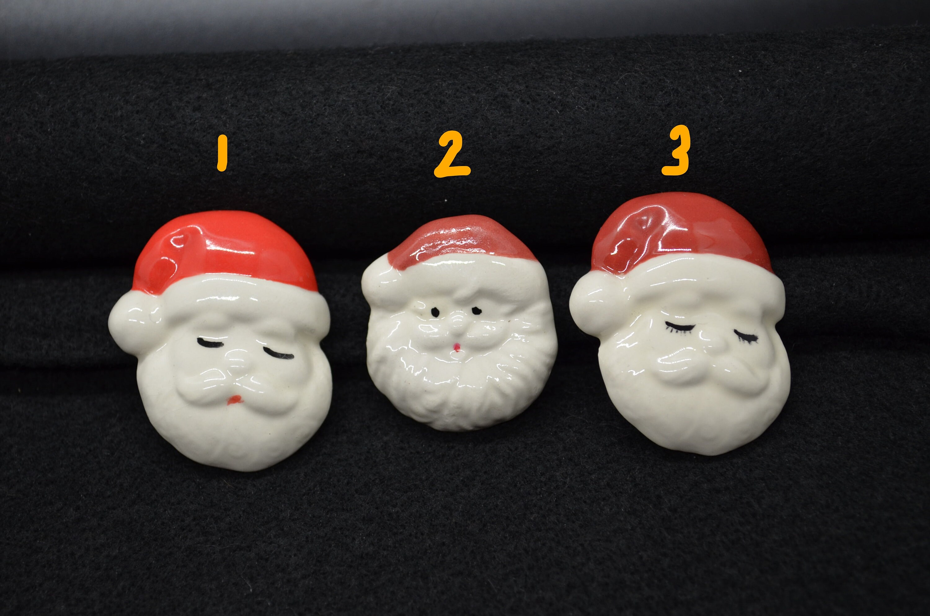 Holiday Christmas Santa Claus Pins. Various Styles. - Etsy UK