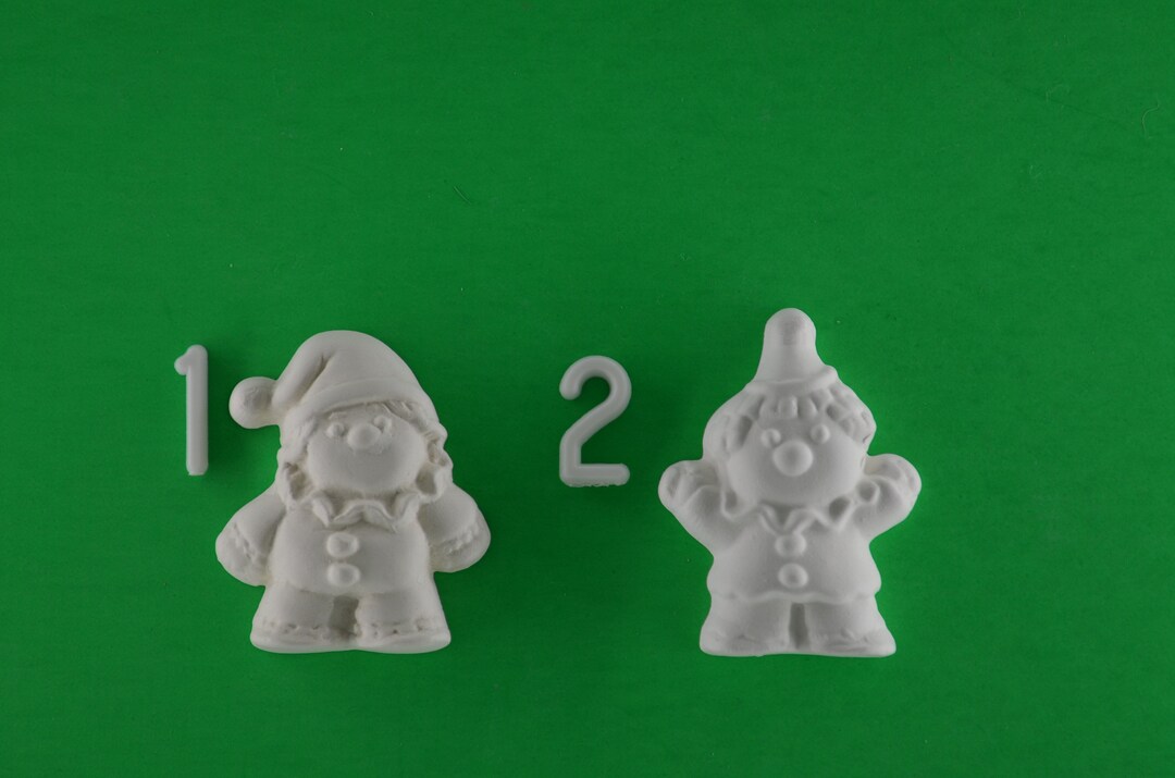 Holiday Christmas Elf/clown, Ceramic Bisque Unpainted Ready to Paint ...