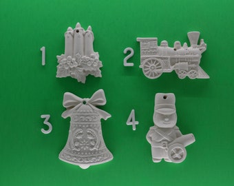 Ceramic Christmas Train to Paint - Etsy