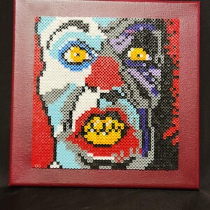 Custom Perler Bead Artwork. Saw, Supernatural, Skull and Roses ...