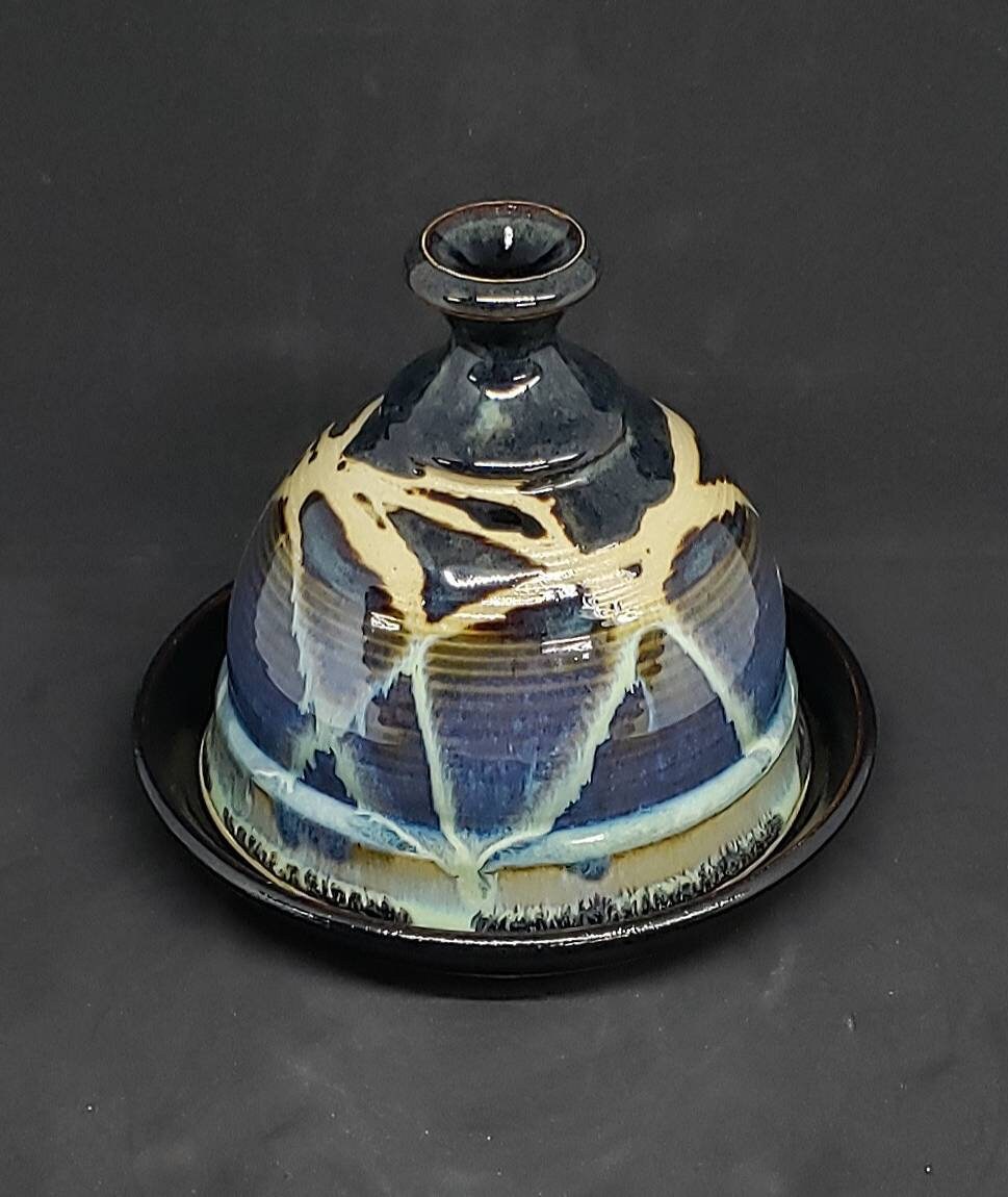 Clay Butter Dish - Pottery Butter Dish - Unique Butter Dish - Wheel ...